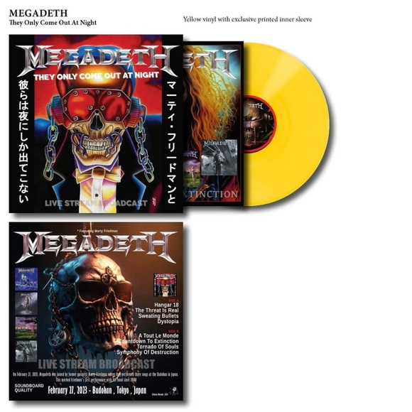 Media | Megadeth They Only Come Out At Night Vinyl | Poshmark